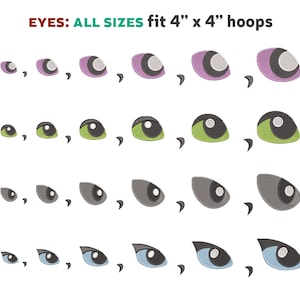 Dragon Eyes #5 Machine Embroidery File Elemental Fire Water Air Earth ...