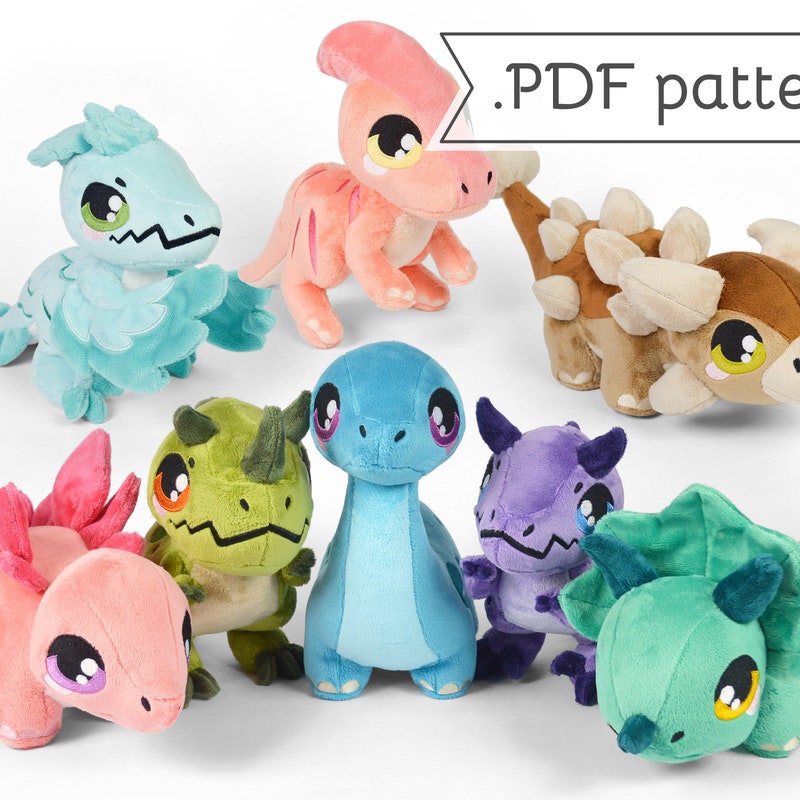 Dino Bag Sewing Pattern - Etsy