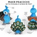 Peacock Plush Animal Sewing Pattern .pdf Tutorial Peahen - Etsy Australia