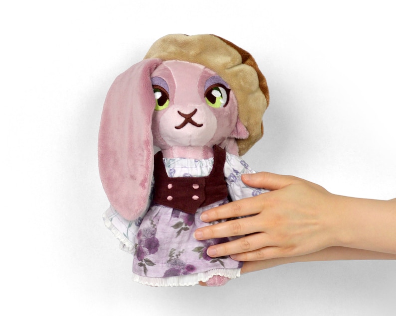 Forest Anthro Animal Plush Sewing Pattern .pdf Tutorial Rabbit - Etsy