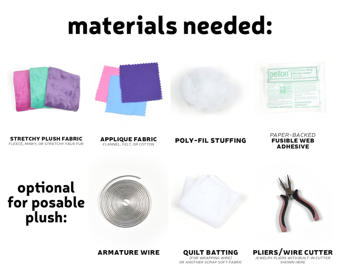 Neck Dragon Plush Sewing Pattern .pdf Tutorial Posable | Etsy UK