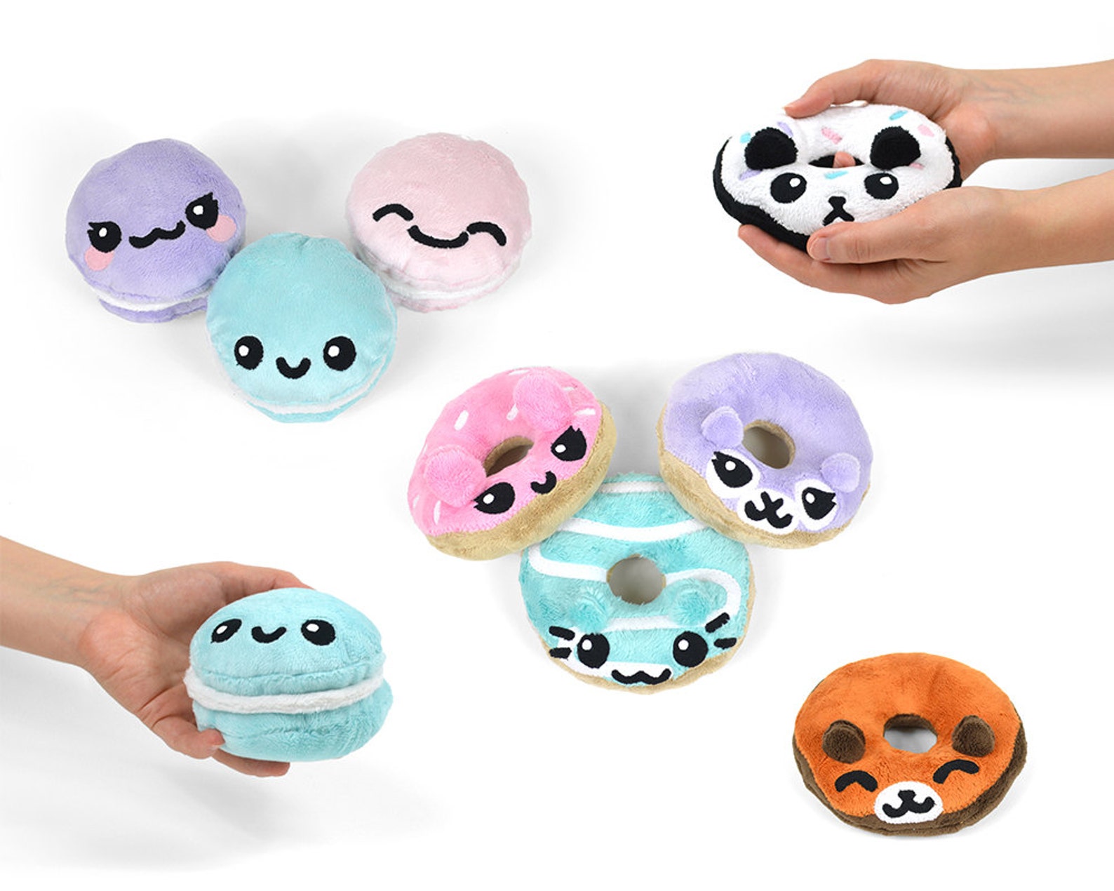 Dessert Plush Animals - Bundle of 4 .pdf Sewing Patterns Cupcake Ice ...