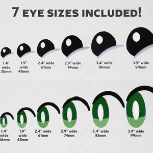 Simple Bird Eyes #2 Machine Embroidery File Design for Plush 7 Sizes - Etsy