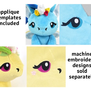 Floppy Unicorn Plush Sewing Pattern .pdf Tutorial Pegasus Pony Alicorn ...