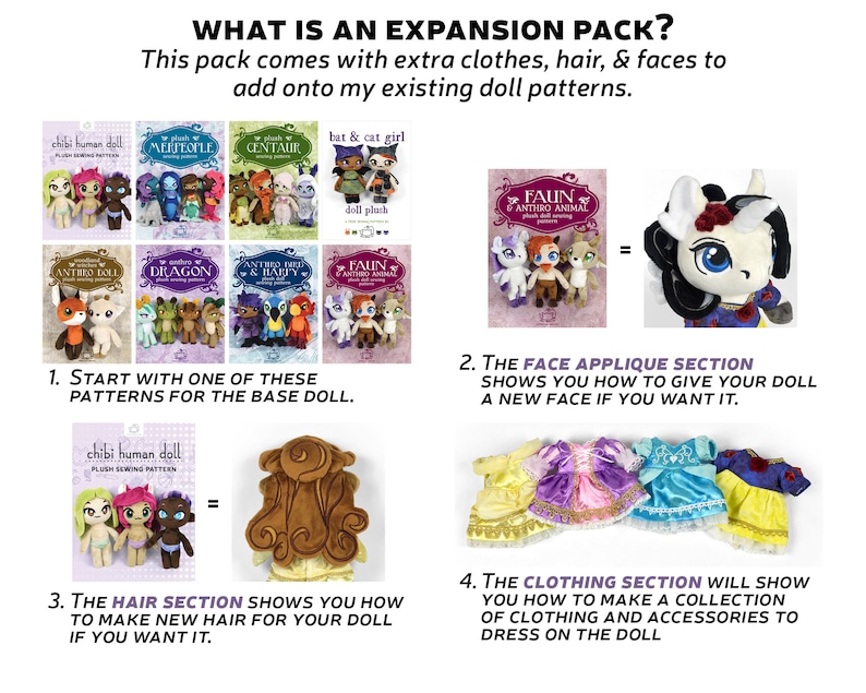 Prince & Princess Expansion Sewing Pattern .pdf Tutorial Dress | Etsy