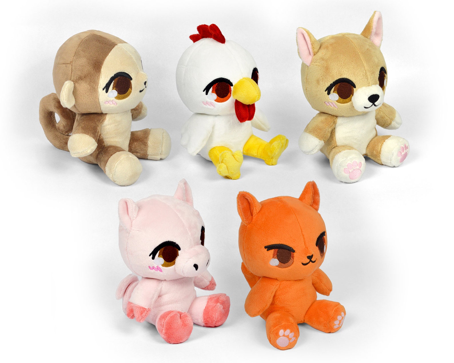 Chinese Zodiac Animal Plush Pack Sewing Pattern .pdf Tutorial - Etsy