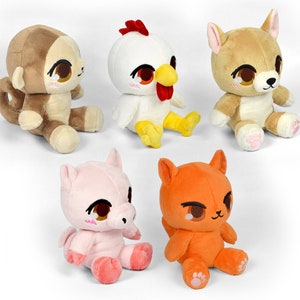 Chinese Zodiac Animal Plush Pack Sewing Pattern .pdf Tutorial Rat Cow ...