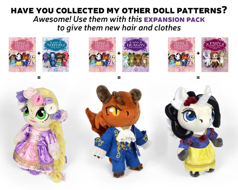 Prince & Princess Expansion Sewing Pattern .pdf Tutorial Dress | Etsy