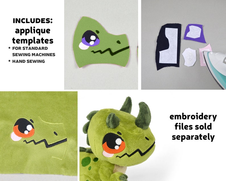 Carnivore Dinosaurs Plush Sewing Pattern .pdf Tutorial T-rex - Etsy