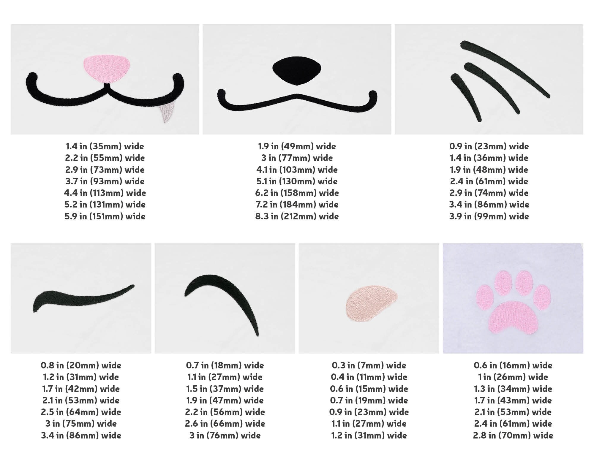 Weasel Eye Machine Embroidery File Design for Plush 7 Sizes - Etsy