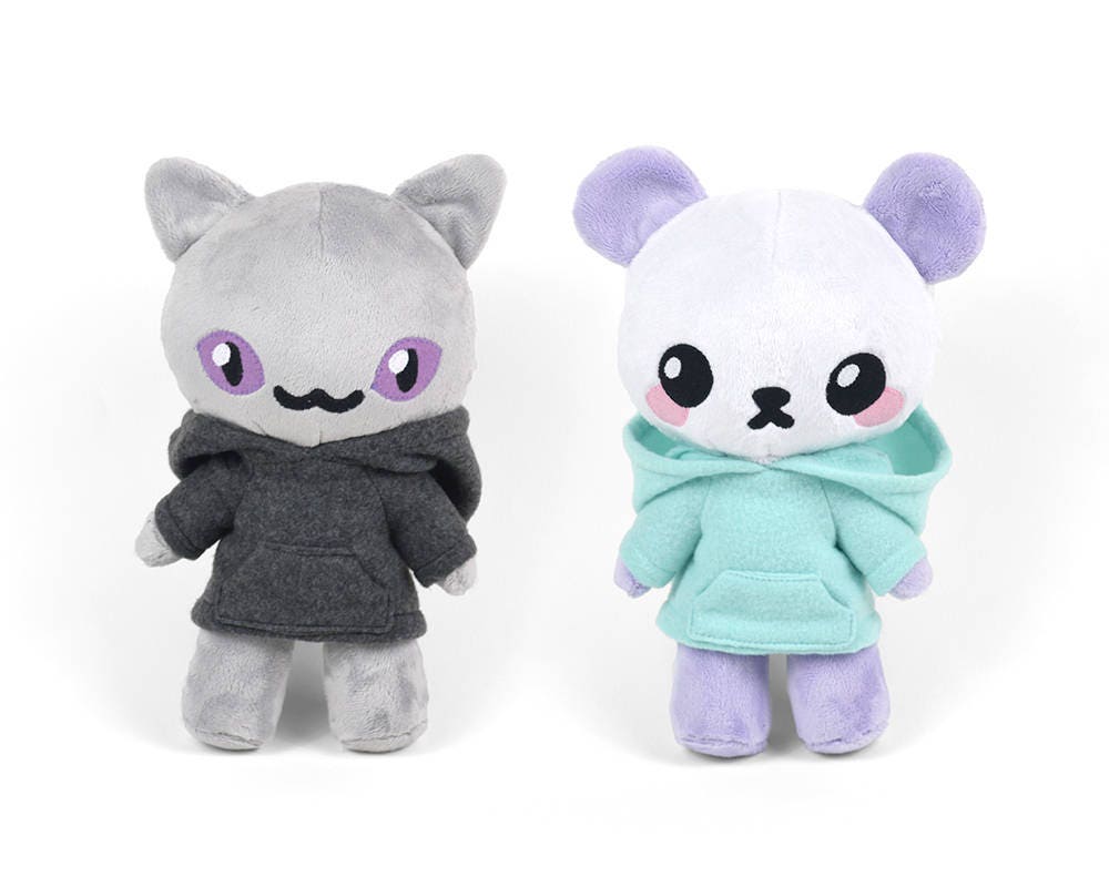 Standing Animal Plush Sewing Pattern .pdf Tutorial Cat Kitty - Etsy Canada