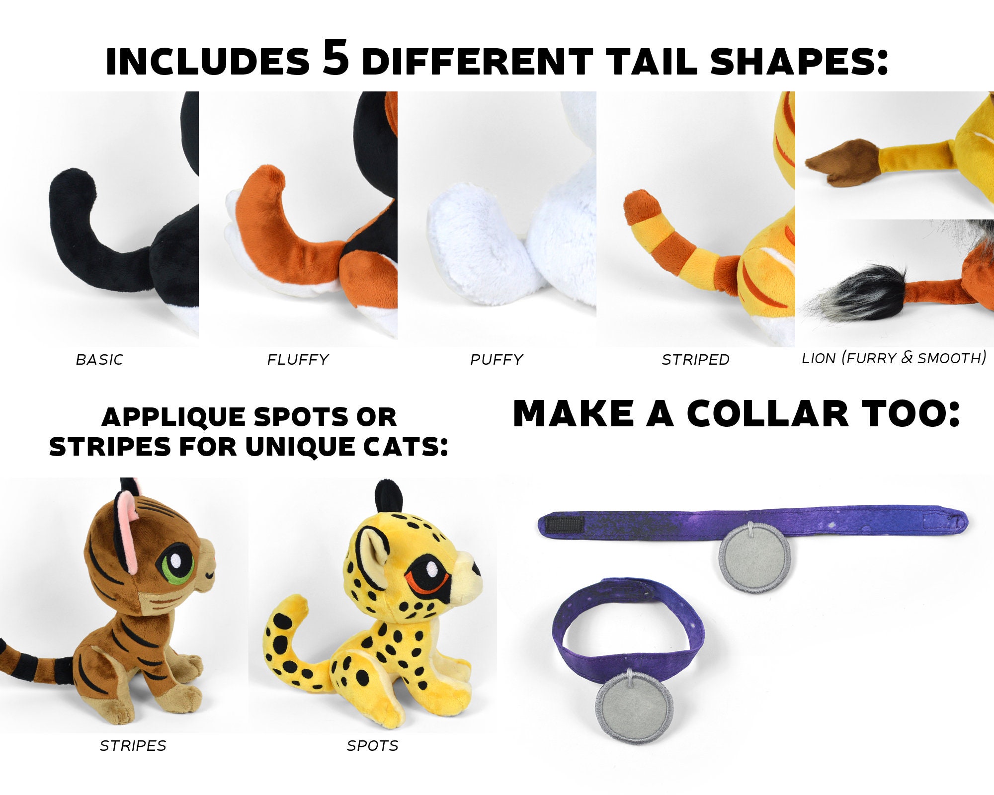 Sitting Kitten & Wildcat Plush Sewing Pattern .pdf Tutorial - Etsy