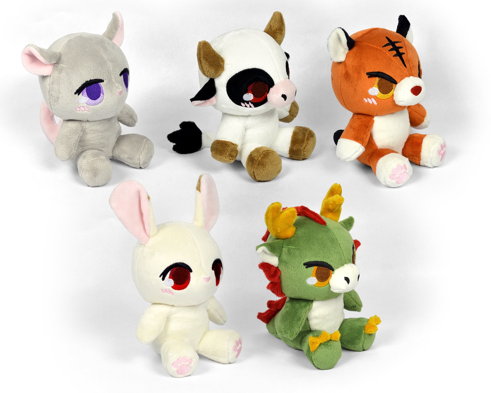 Chinese Zodiac Animal Plush Pack Sewing Pattern .pdf Tutorial - Etsy