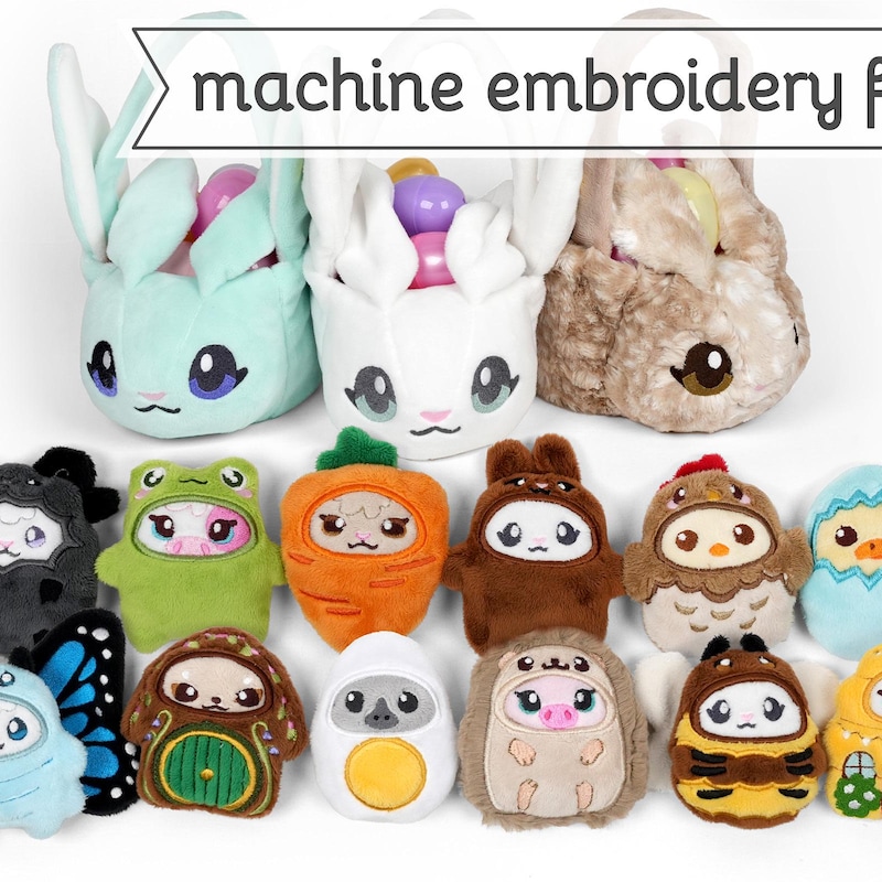 Bunny Embroidery Easter - Etsy