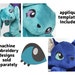 Plush Backpack Sewing Pattern .pdf Tutorial Stuffed Animal Cat Fox ...