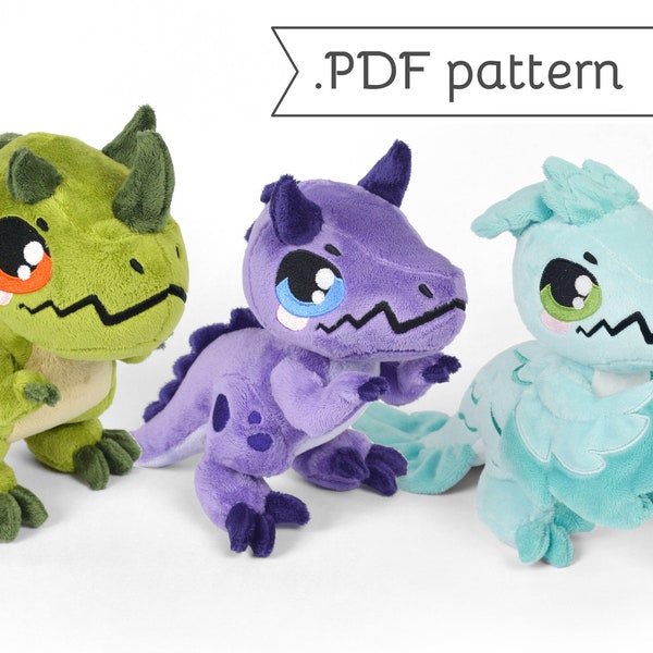 Raptor Sewing Pattern - Etsy