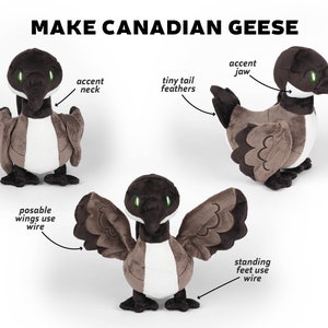 Goose Plush Animal Sewing Pattern .pdf Tutorial Canada - Etsy