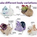 Snail Plush Animal Sewing Pattern .pdf Tutorial Kitty Puppy Shell ...