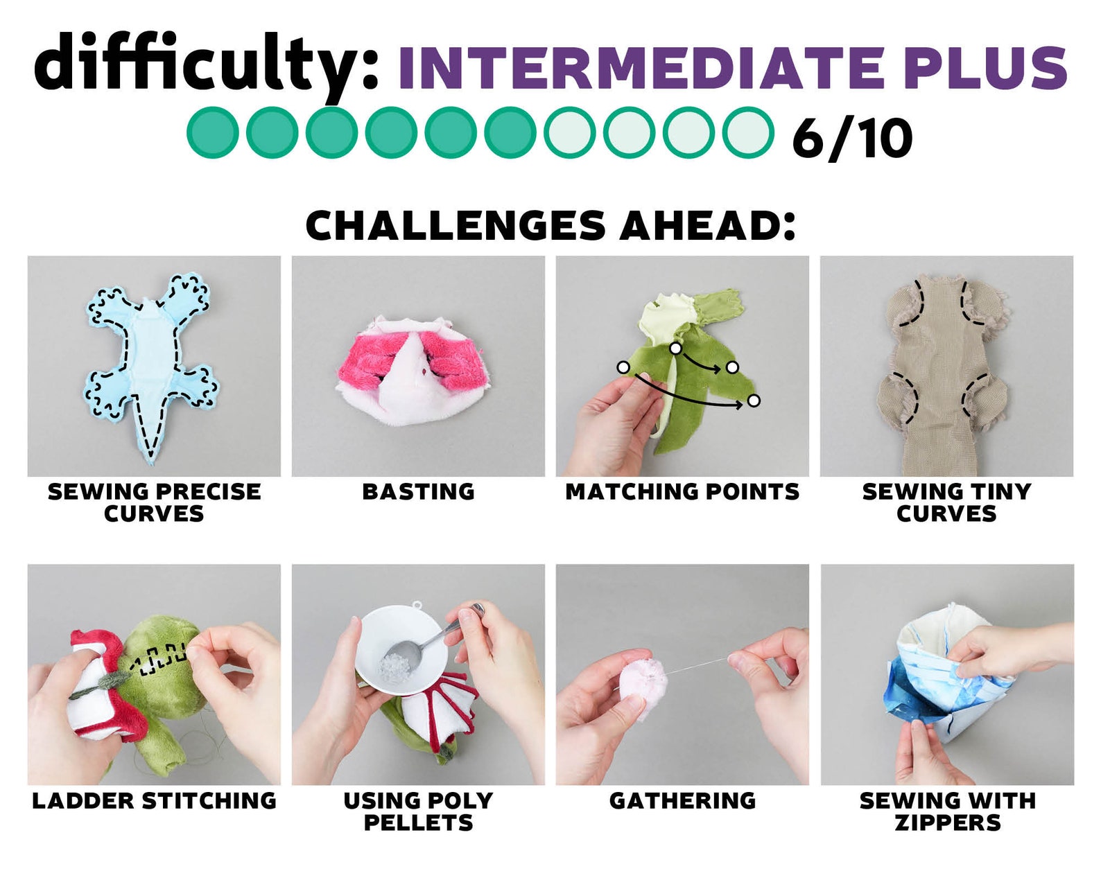 Pouch Pets Plush Sewing Pattern .pdf Tutorial Zipper Dragon Unicorn ...