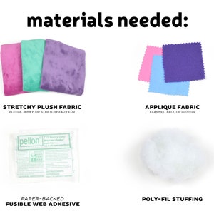 Otter & Weasel Plush Animal Sewing Pattern .pdf Tutorial Ferret Ermine ...