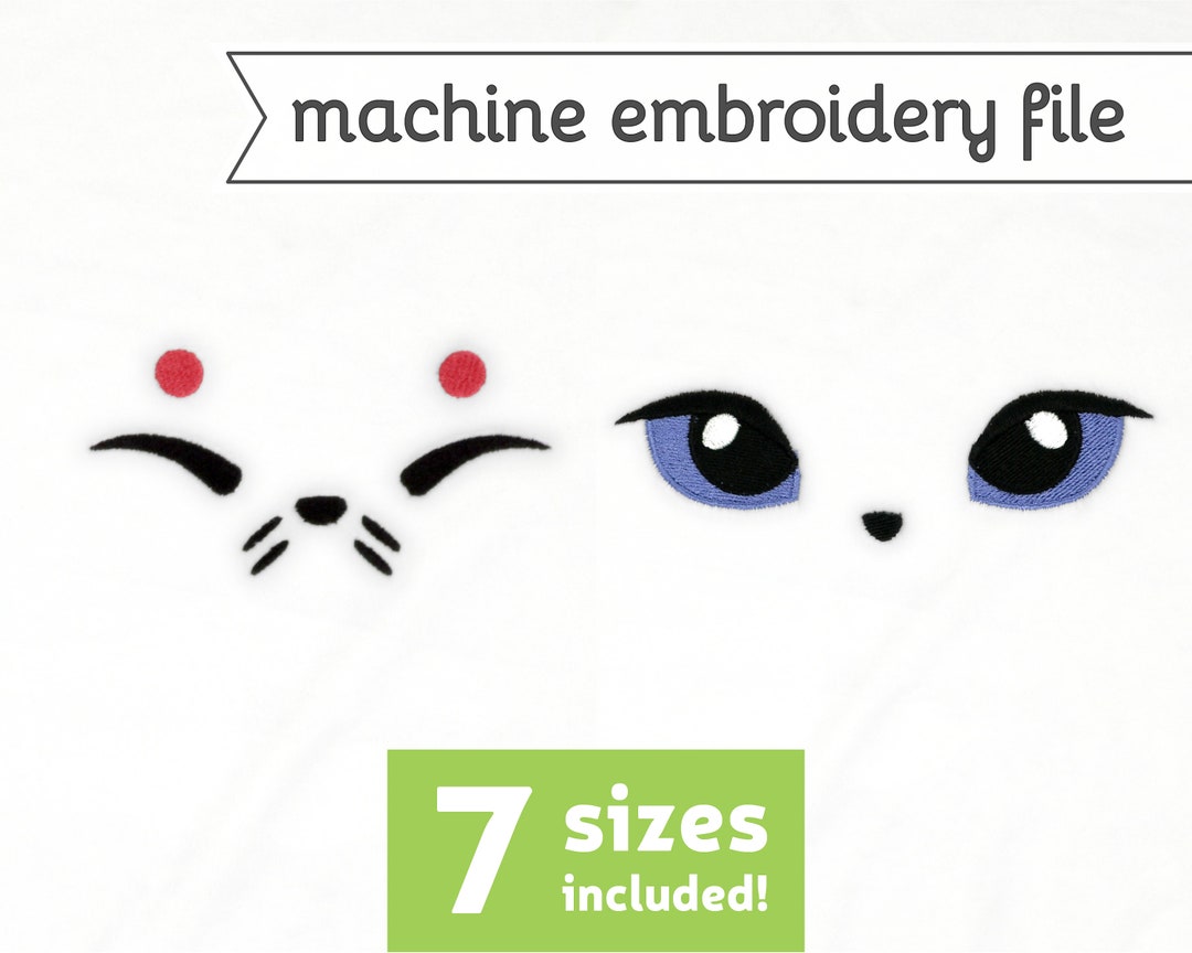Youkai Plush Eyes Machine Embroidery File Design Bundle for Kirin ...