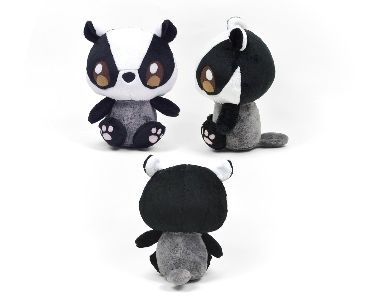Badger Plush With Scarf & Witch Hat Sewing Pattern .pdf Tutorial Wizard ...