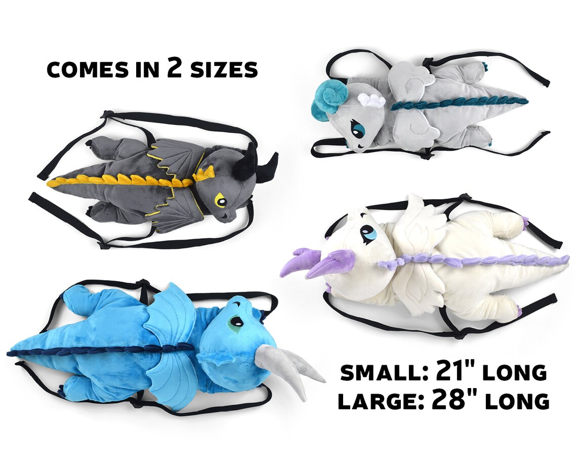 Dragon Plush Backpack Sewing Pattern .pdf Tutorial Stuffed - Etsy