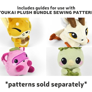 Youkai Plush Eyes Machine Embroidery File Design Bundle for Kirin ...