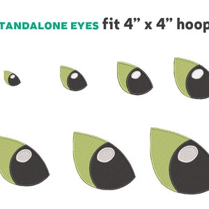 Griffin Eyes Machine Embroidery File Design for Plush 7 Sizes - Etsy