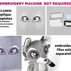 Forest Anthro Animal Plush Sewing Pattern .pdf Tutorial Rabbit Bunny ...