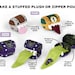 Mimic Plush and Pouch Sewing Pattern .pdf Tutorial Monster Chest ...