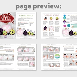 Poison Apple Plush Pillow Sewing Pattern .pdf Tutorial - Etsy