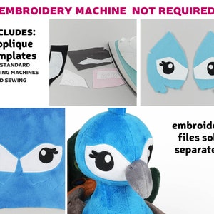 Peacock Plush Animal Sewing Pattern .pdf Tutorial Peahen - Etsy