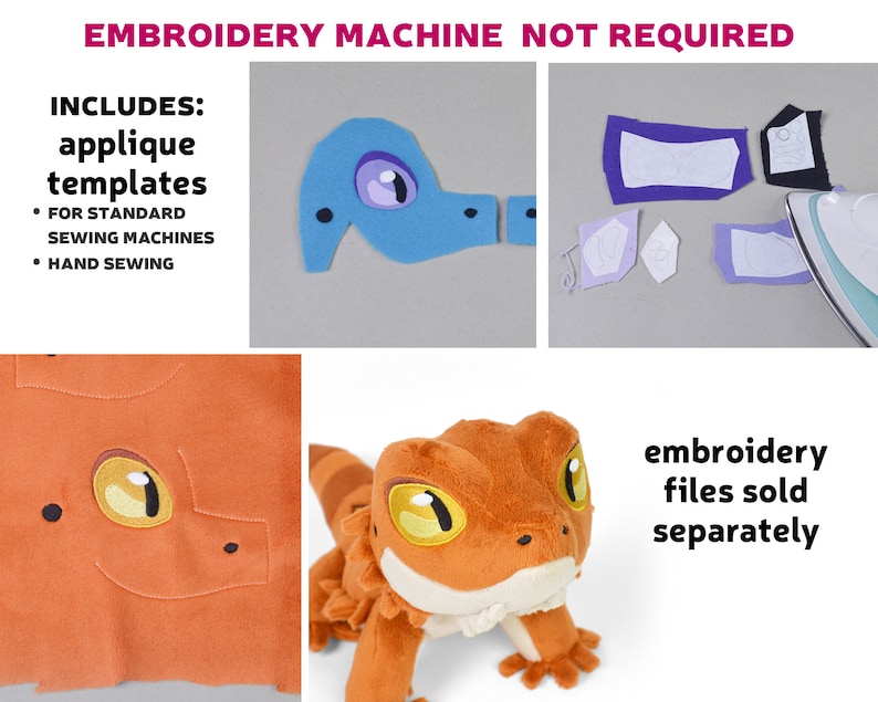 Pet Lizard Plush Sewing Pattern .pdf Tutorial Leopard Gecko - Etsy ...
