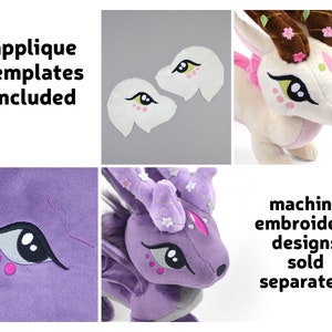 Long Dragon Chibi Plush Sewing Pattern .pdf Tutorial Chinese Asian ...