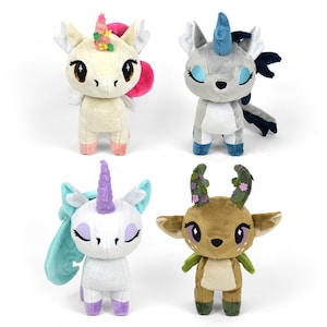 Fawn & Unicorn Chibi Plush Sewing Pattern .pdf Tutorial - Etsy
