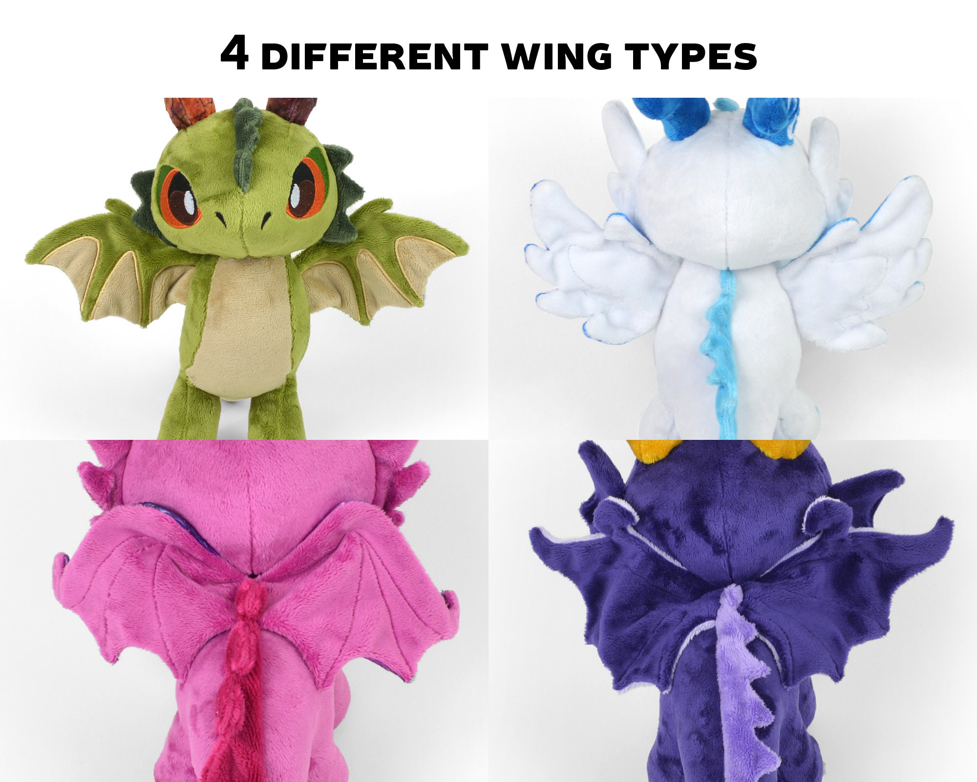 Wyvern & Dragon Chibi Plush Sewing Pattern .pdf Tutorial | Etsy Australia