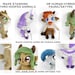 Faun & Anthro Unicorn Deer Goat Doll Plush Sewing Pattern .pdf Tutorial ...