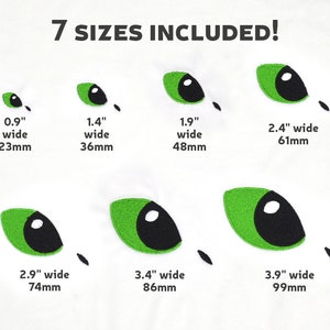 Dragon Eyes #2 Machine Embroidery File Design for Plush 7 Sizes - Etsy