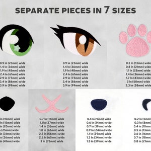 Animal Eyes Machine Embroidery File Design for Plush 7 Sizes - Etsy