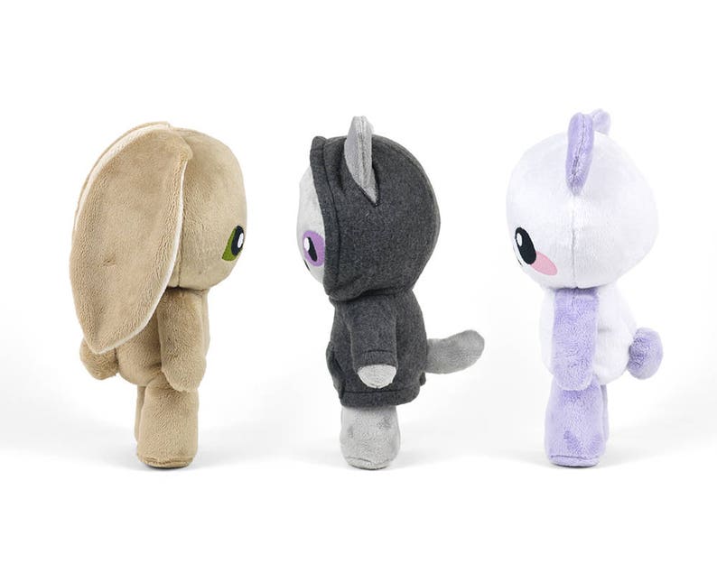 Standing Animal Plush Sewing Pattern .pdf Tutorial Cat Kitty | Etsy UK