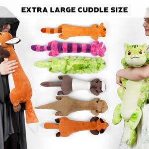 Long Body Cuddle Sewing Pattern .pdf Tutorial Cat Cheshire Caterpillar ...