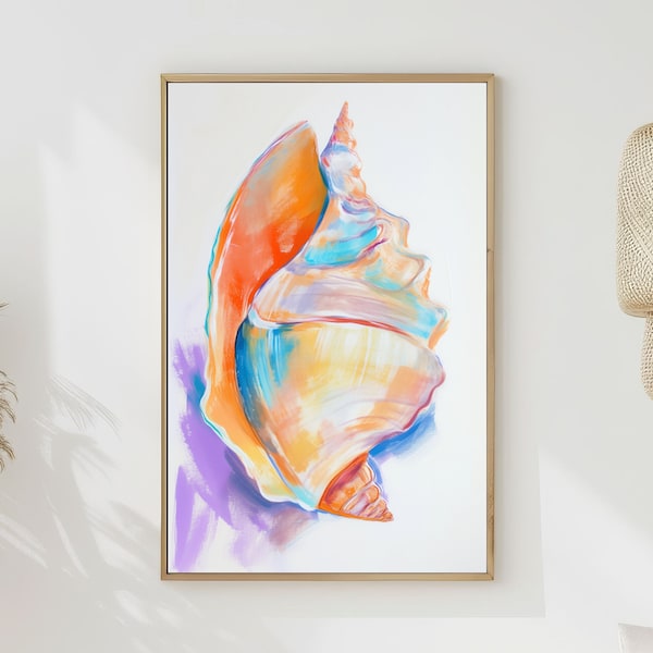 Conch Shell Art - Etsy
