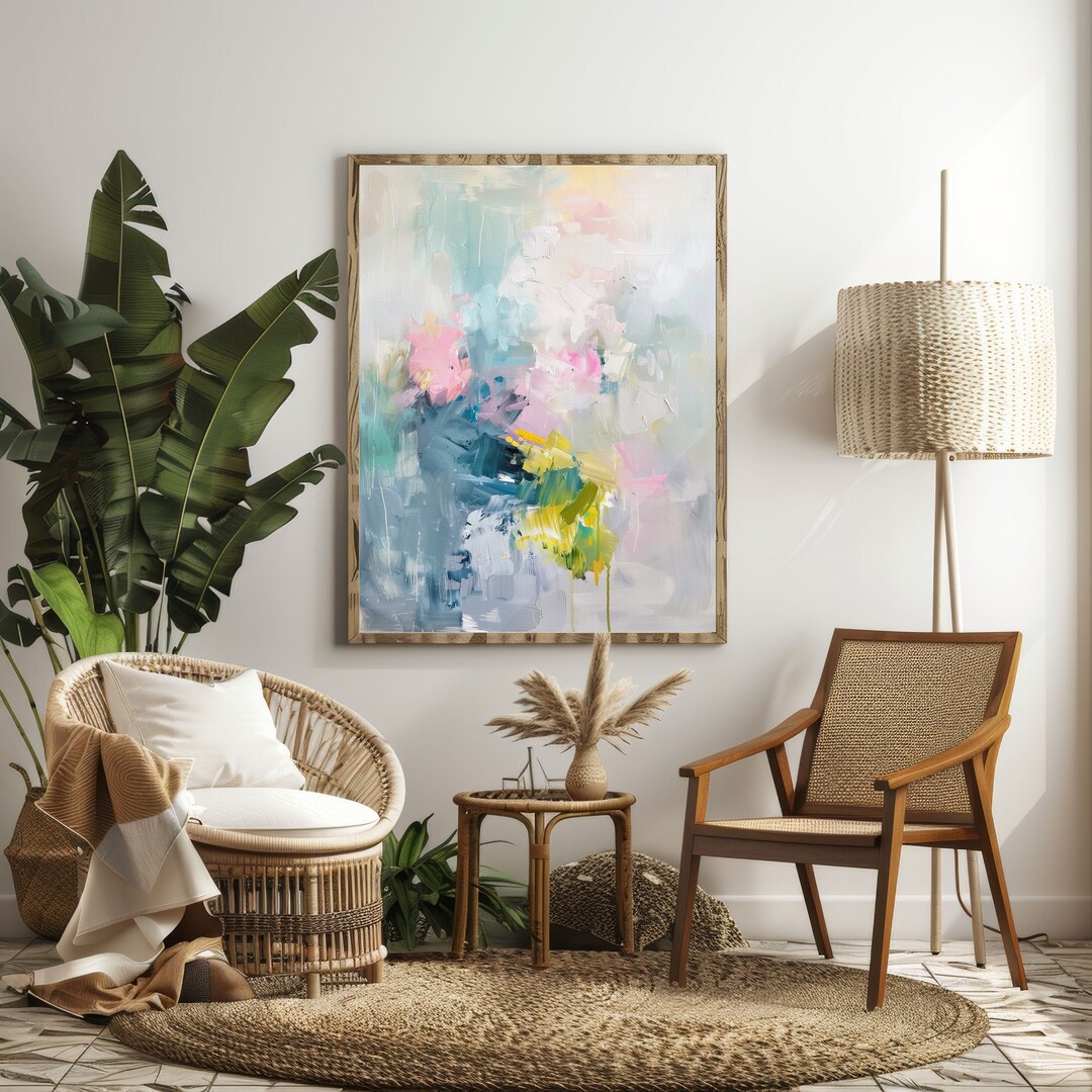 Printable Abstract Wall Art: Downloadable Abstract Art Print ...