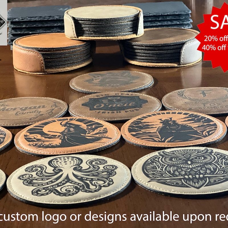 Laser Engraved Coasters - Etsy