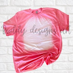 Bleached Tee Mockup PNG Digital Download - Etsy