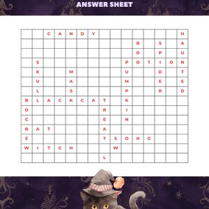 Spooky Game Pack Printable 11 Sheets PNG Digital Download - Etsy