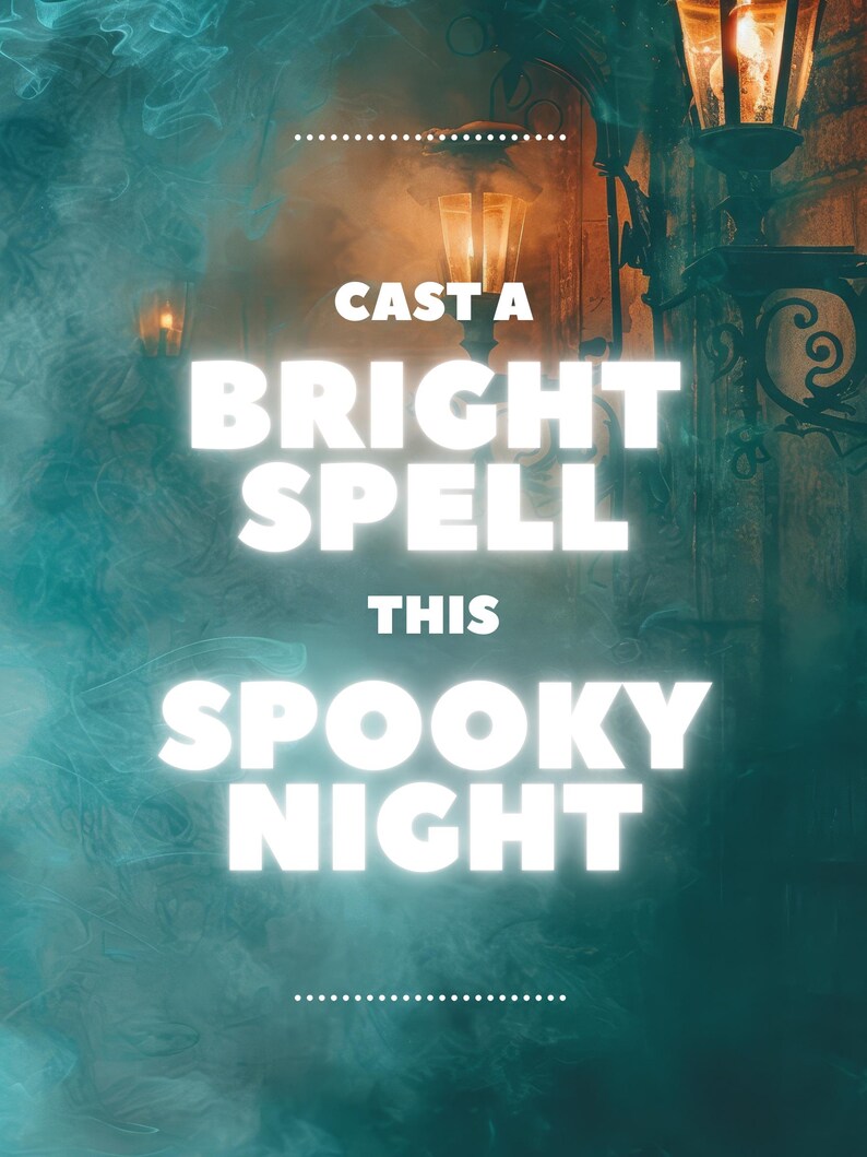 Halloween Glow in the Dark Template PNG Digital Download - Etsy