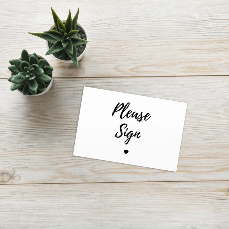 Please Sign Printable PNG Digital Download - Etsy