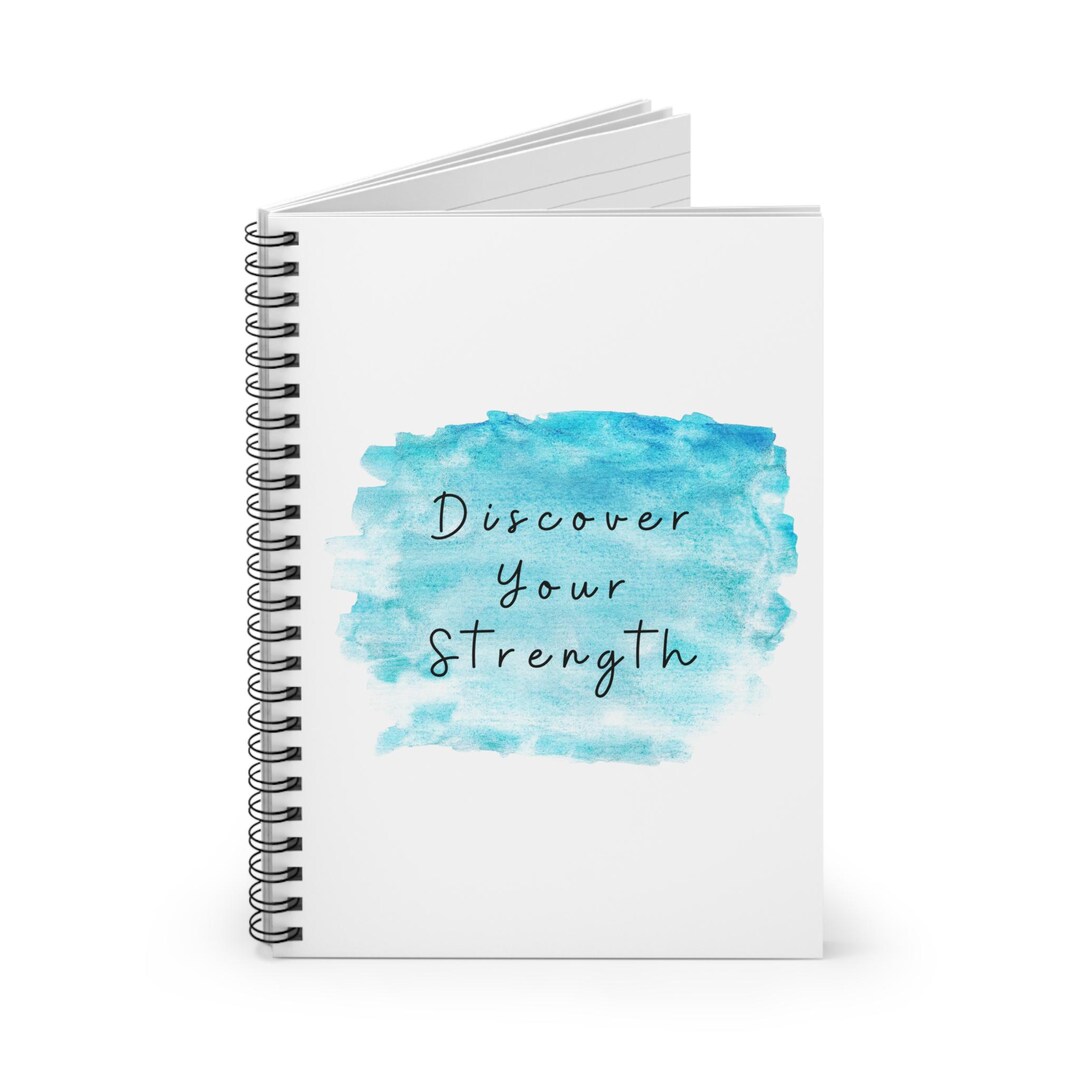 Spiral Notebook, Inspiring Affirmation Journal Notebook, 118 Page Ruled ...